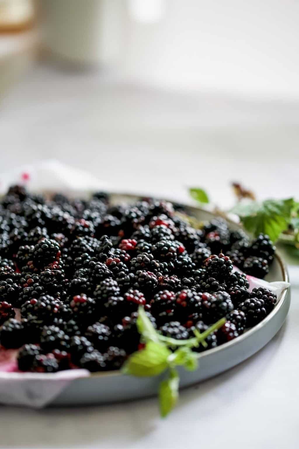 Blackberry Chia Jam - flourishingkitchen.com