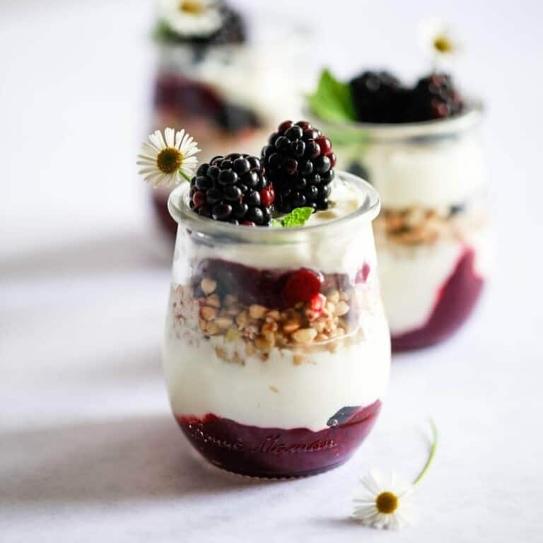 Blackberry Parfait - flourishingkitchen.com
