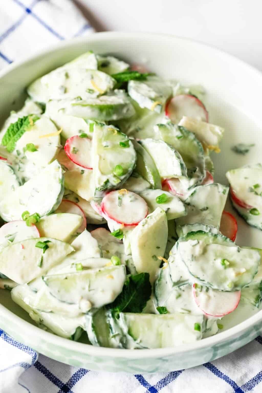Apple Cucumber Salad - flourishingkitchen.com