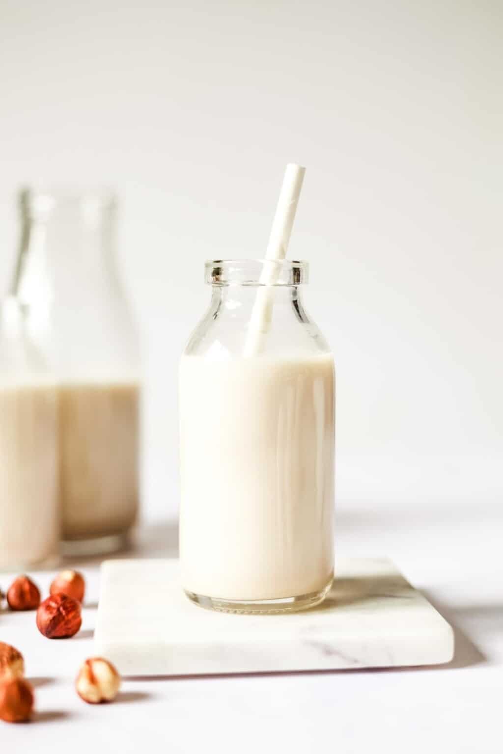 Hazelnut Milk Recipe - flourishingkitchen.com