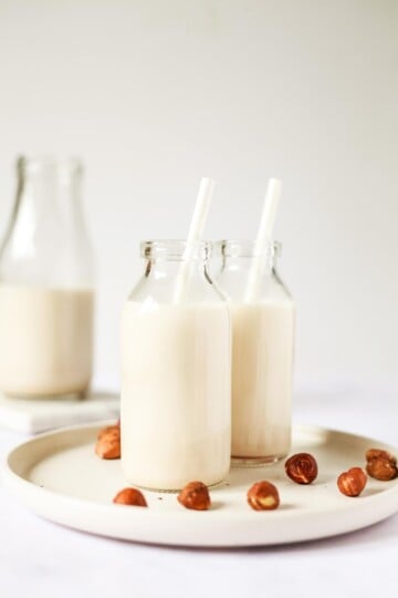 Hazelnut Milk Recipe - flourishingkitchen.com